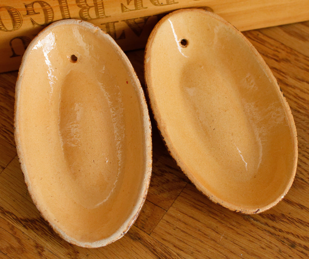 Années 1950 ~ « La Bourguignonne » ~ Français vintage Oval Foie Gras L ...