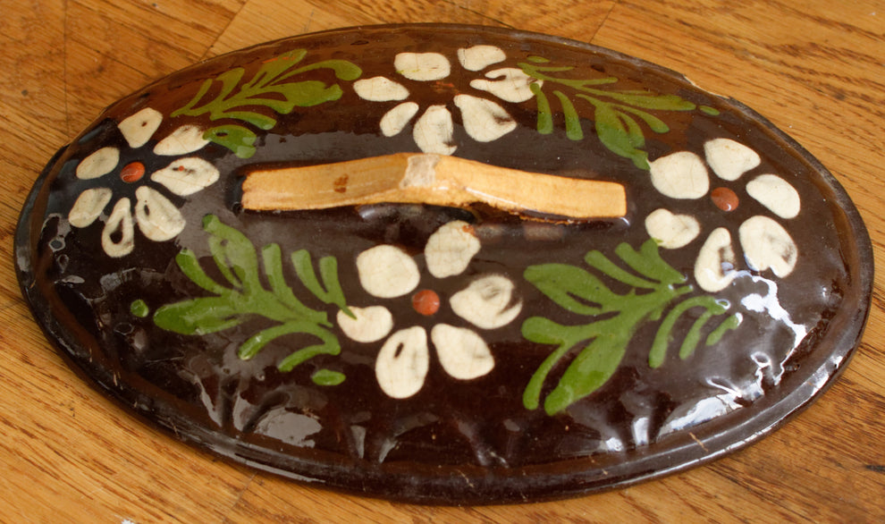 Années 1950 ~ « La Bourguignonne » ~ Français vintage Oval Foie Gras L ...