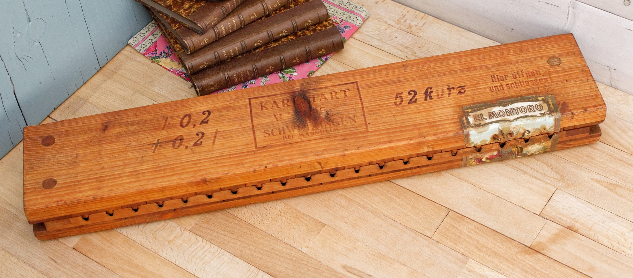 Antique Collectible Wooden Cigar Mold Press ~ Germany Karl Hart Schwet ...